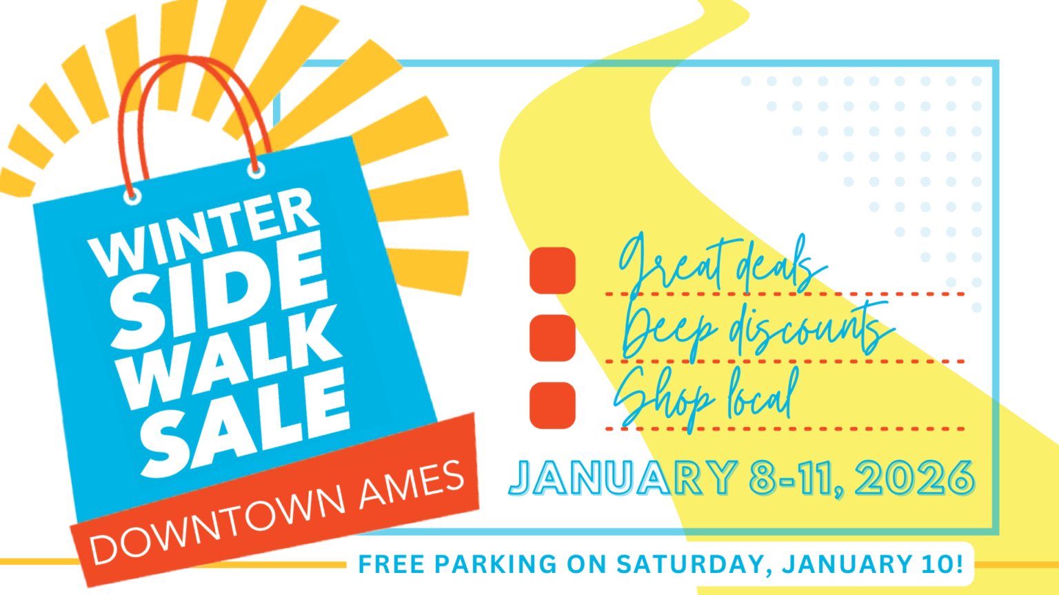 2026 Winter Sidewalk Sales - Downtown Ames